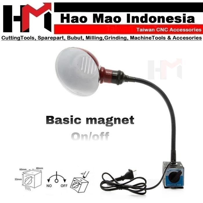 Jual Magnetic Base Lamp LED 300MM Tidak Ada Bola Lampu MB-123 Basic ...