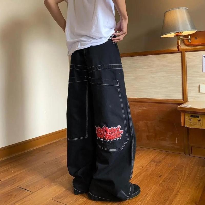 YK Jeans Streetwear Big Pocket Oversized Pants Hip Hop Lette - TikTok ...
