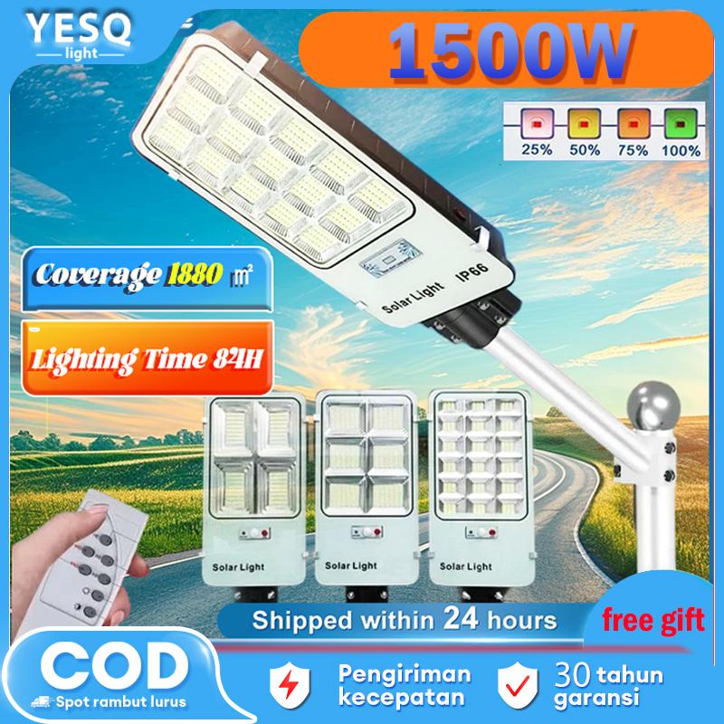 【30 year warranty】 yesq Solar Light 1500W Solar Flood Light - TikTok ...
