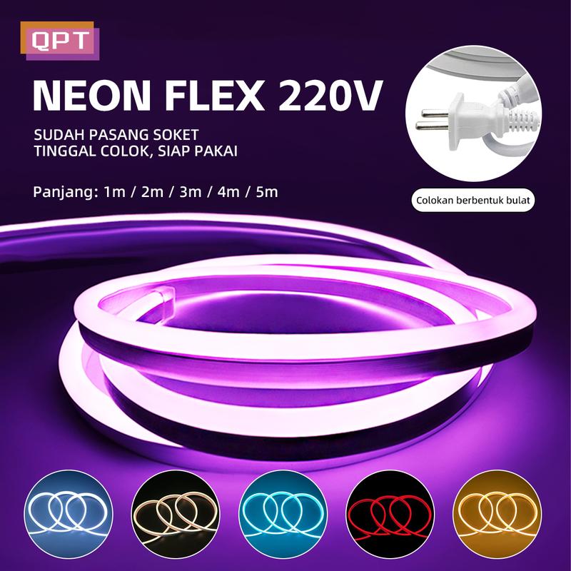 QPT Mall Paket Lampu Neon Flex 220v 1m 2m 3m 4m 5m Led Selang - Shop ...