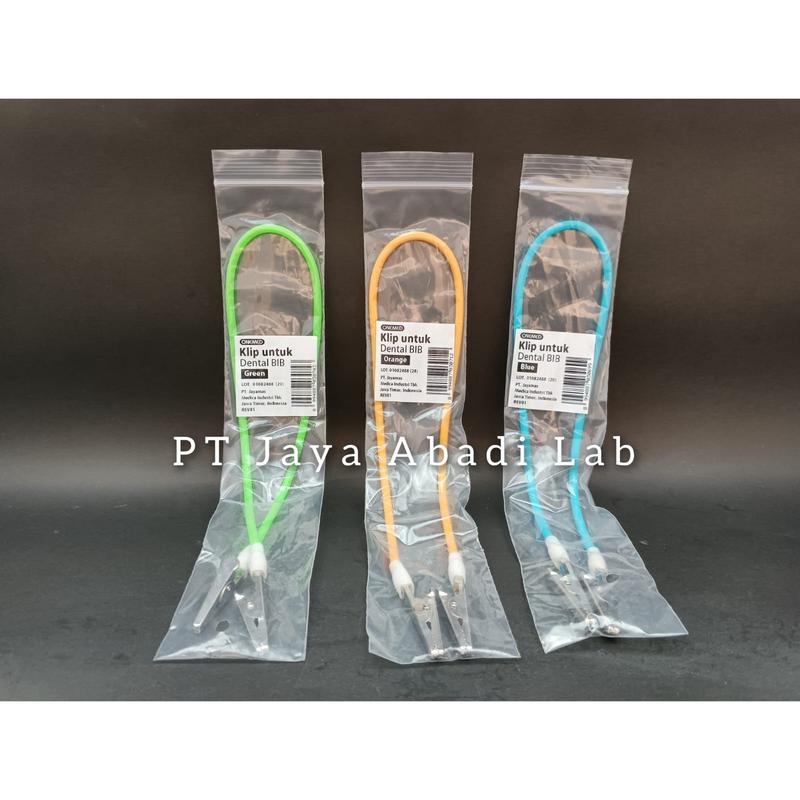 Klip dental bib polibib poly bib penjepit alas dada pasien gigi - Shop ...