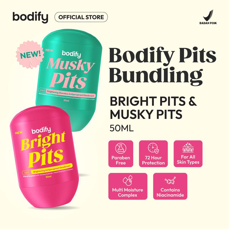 [SlayPITS]BRIGHT PITS&MUSKY PITS 3in1&Brightening Shaveless ...