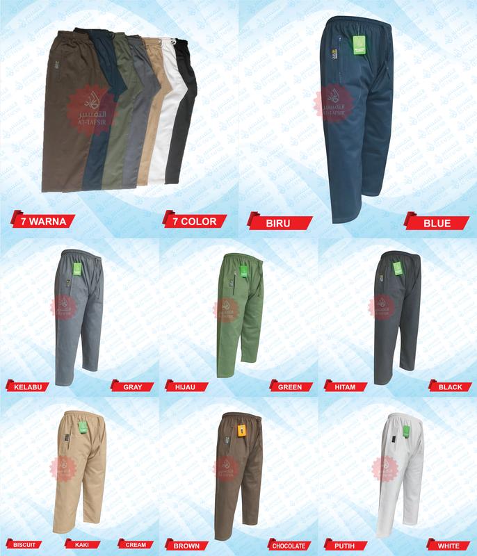 SELUAR COTTON DEWASA // Seluar Jubah Kurta // Seluar Umrah Haji ...