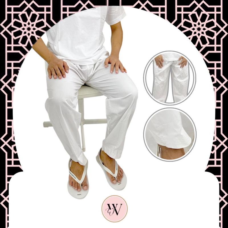 Seluar Haji Umrah Cotton Berkualiti Tinggi Seluar Inner Jubah - TikTok ...