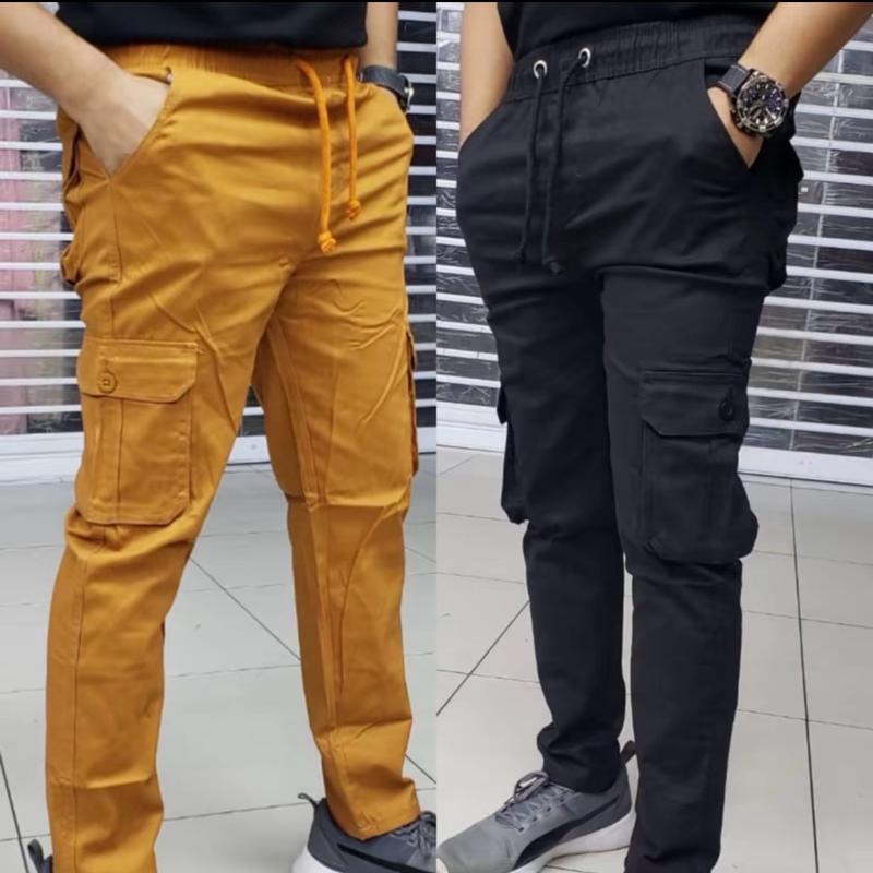 Premium & Export Quality Seluar Kargo Slack 6 Poket Kain Tebal - TikTok Shop Malaysia