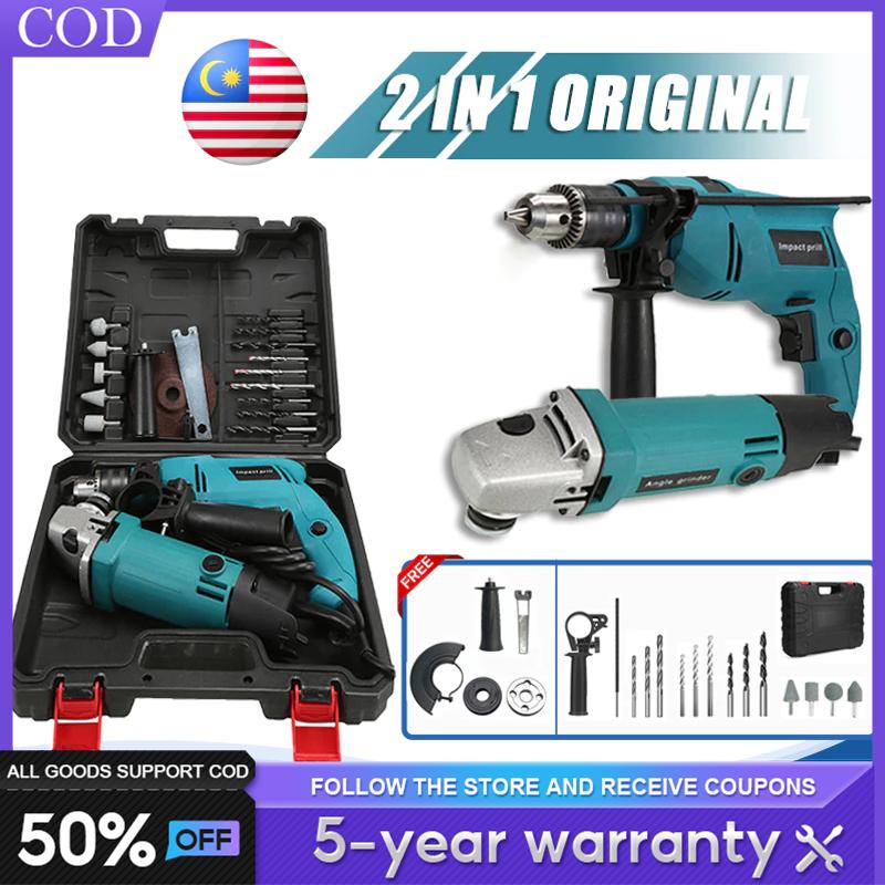 【Two year warranty】grinder drill tebuk dinding Electric impact - TikTok ...