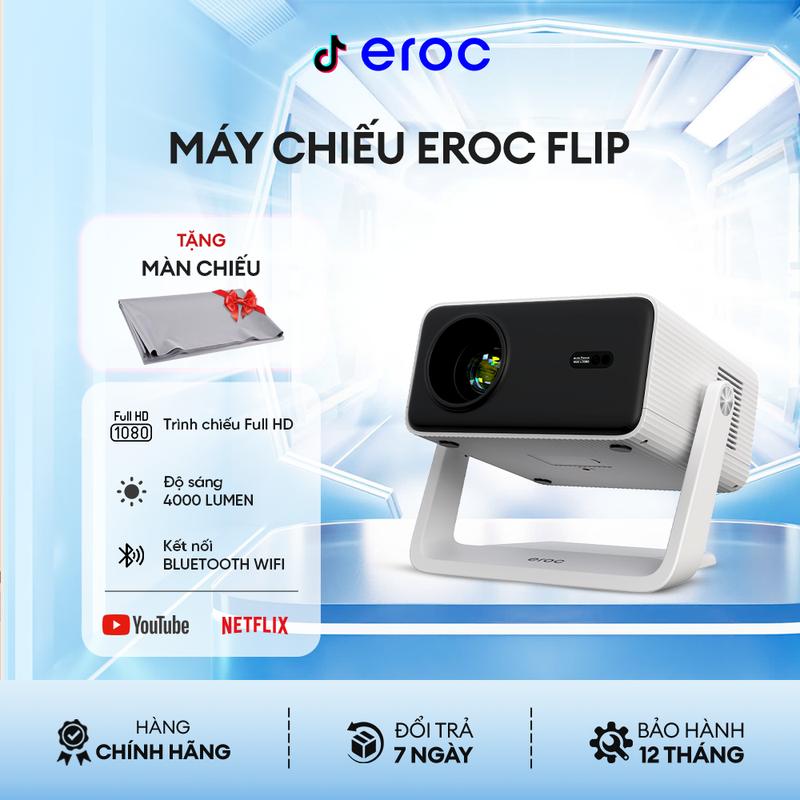 Máy chiếu Eroc FLIP máy chiếu xem phim Giải mã Full HD 400 - TikTok ...