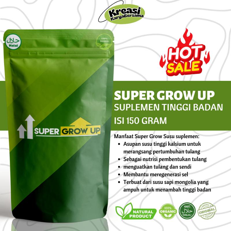 Susu Super Grow Rase Cokelat Tinggi Badan Original dari Hq - - TikTok ...