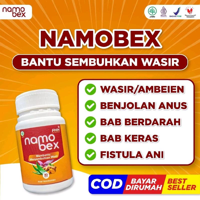 Namobex Original - Kapsul Herbal Ampuh Usir Wasir Ambeien stadium 1-4 ...