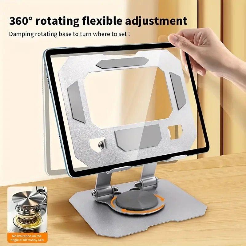360 Degree Rotating Metal Tablet Stand Adjustable Tablet Pad - TikTok ...