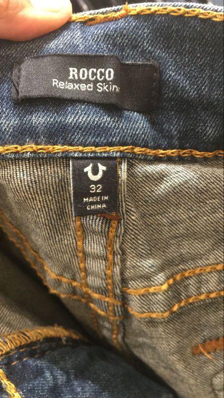 TRUE RELIGION ROCCO BIG T NO FLAP 32IN MEN'S JEANS ORIGINAL - Shop ...