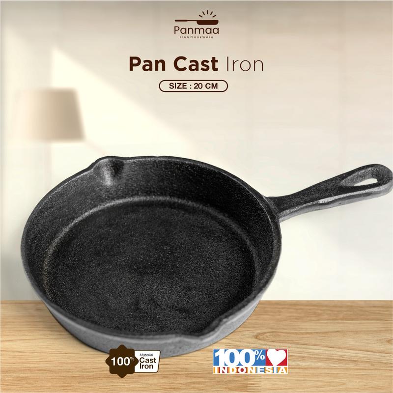 Pan Cast Iron 20 cm / Panci Wajan / Frying Pan Best Seller - Shop ...