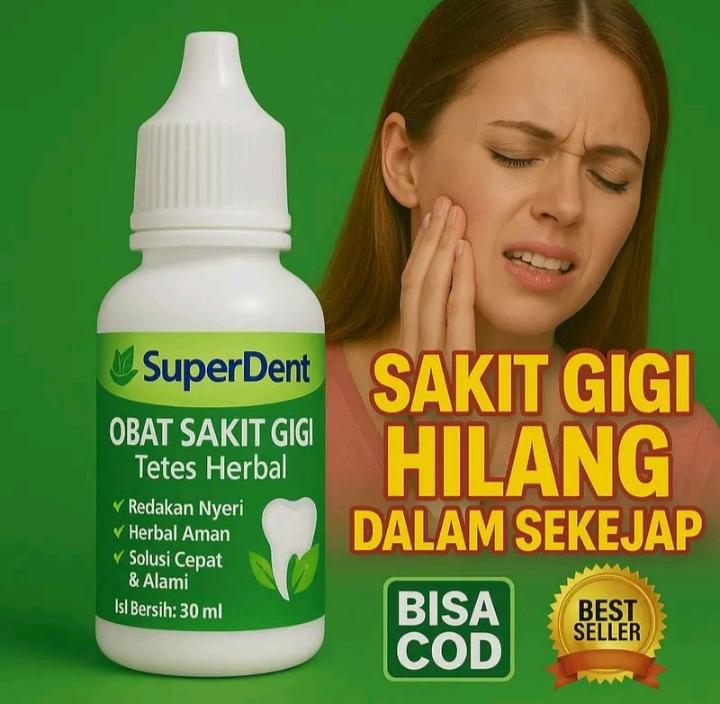 Superdent Obt Tetes Sakit Gigi Ampuh Gusi Bengkak Mulut Bau Alami Bisa ...