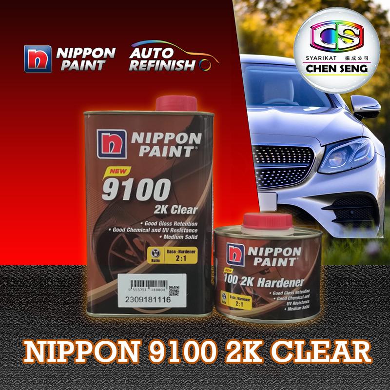 NIPPON PAINT 9100 2:1 2K MEDIUM SOLD CLEARCOAT SCS - TikTok Shop Malaysia