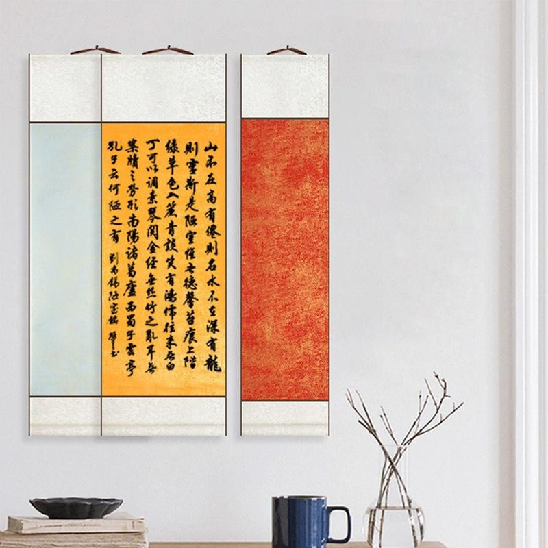 Antique Painting Drawing Paper Gilded Rice Paper Scroll Self-made ...