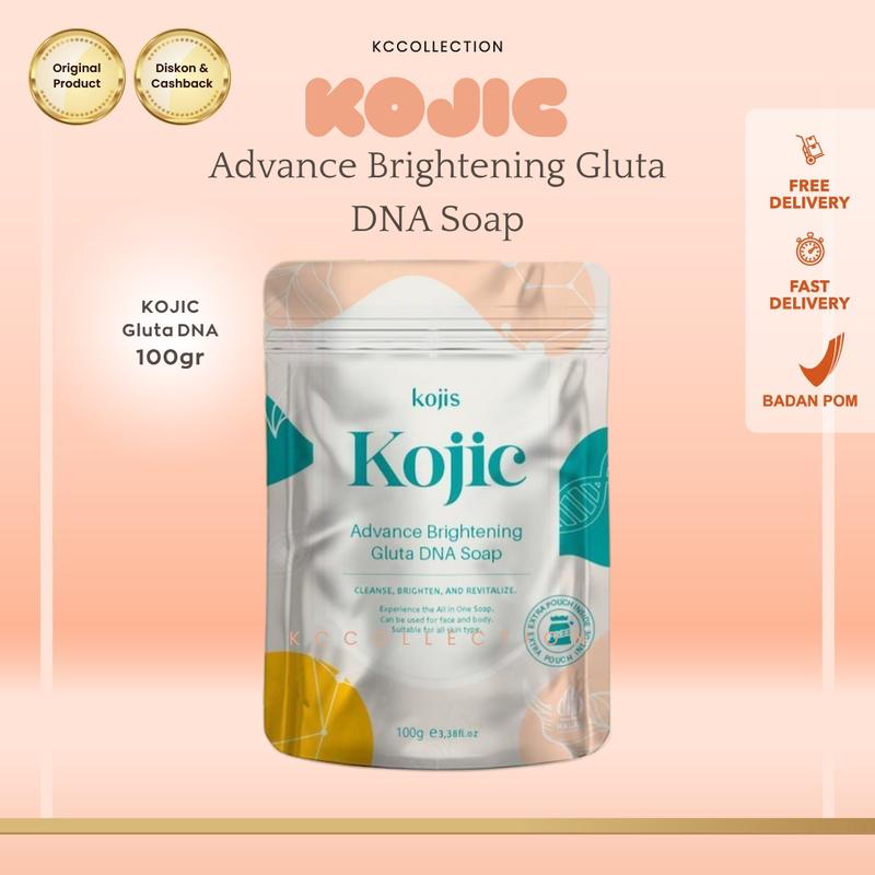 Kojic Advance Brightening Gluta DNA Salmon Soap 100gr 1Pcs - Shop ...