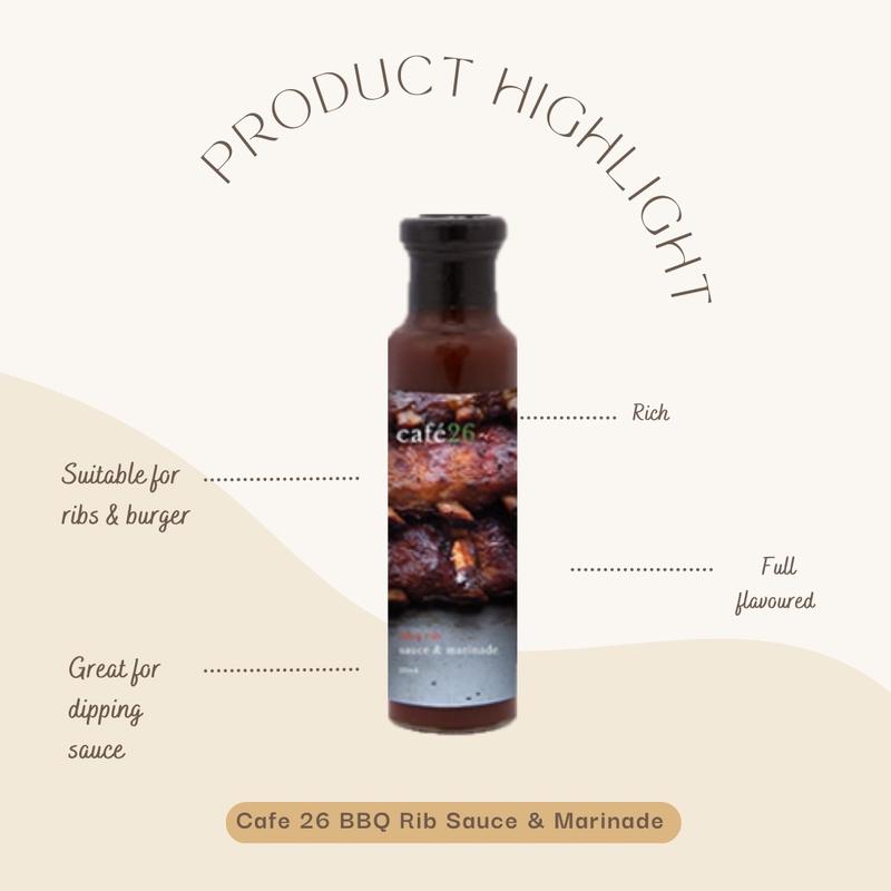 Cafe 26 BBQ Rib Sauce & Marinade - TikTok Shop Singapore