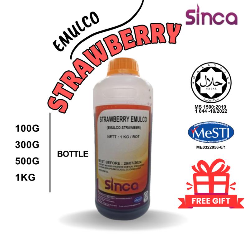 Emulco Strawberi / Strawberry Emulco 500g / 1kg | Gred Makanan - TikTok ...