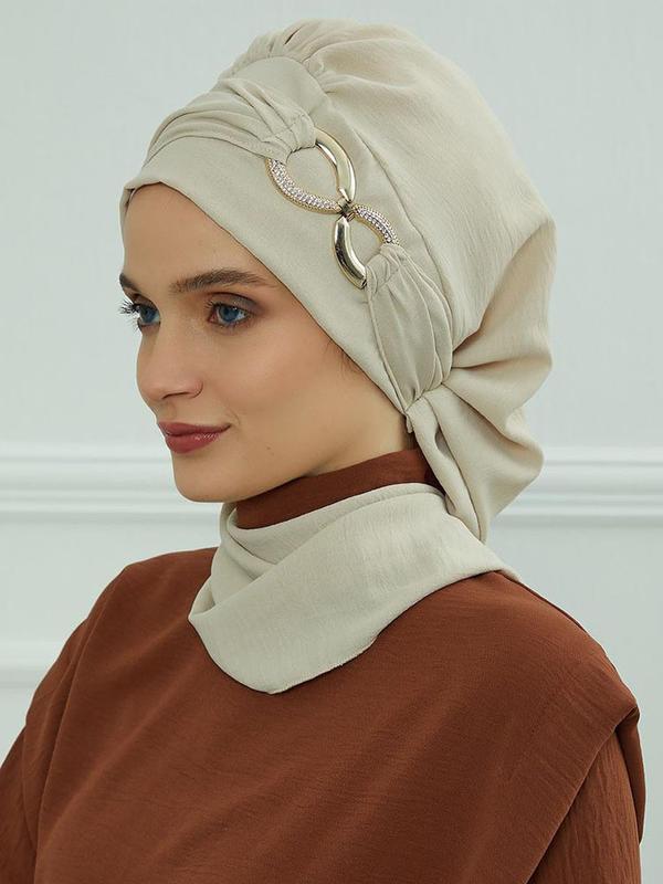 Plain New Muslim Hijab Women Stretch Turban Underscarf Caps Beanies - TikTok Shop Philippines