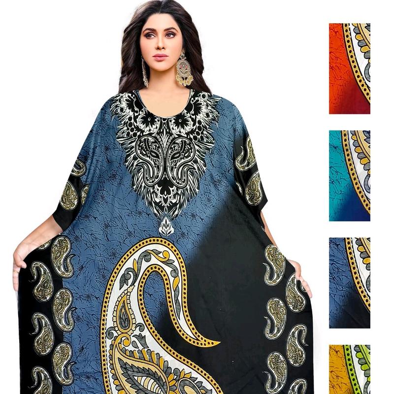 KAFTAN POLYSTER SIZE DEWASA CORAK PRINTED RANDOM RANDOM - TikTok Shop ...