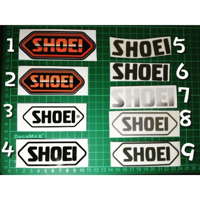 Sticker Logo Shoei Jf2/Jf3/Surge/Honda Shoei Sticker Helmet Shoei ...