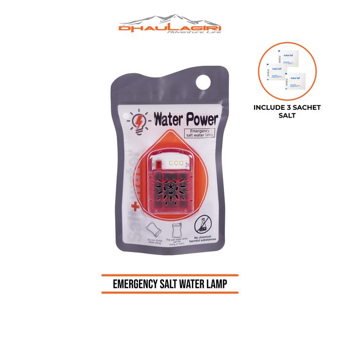 Promo Emergency Salt Water Lamp – Lampu Darurat Tanpa Baterai dan Tanpa ...