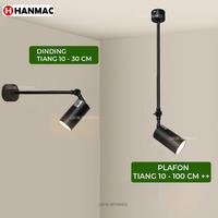 Jual LAMPU DINDING GANTUNG PLAFON INDOOR SOROT LUKISAN FLEXIBLE ATUR ...