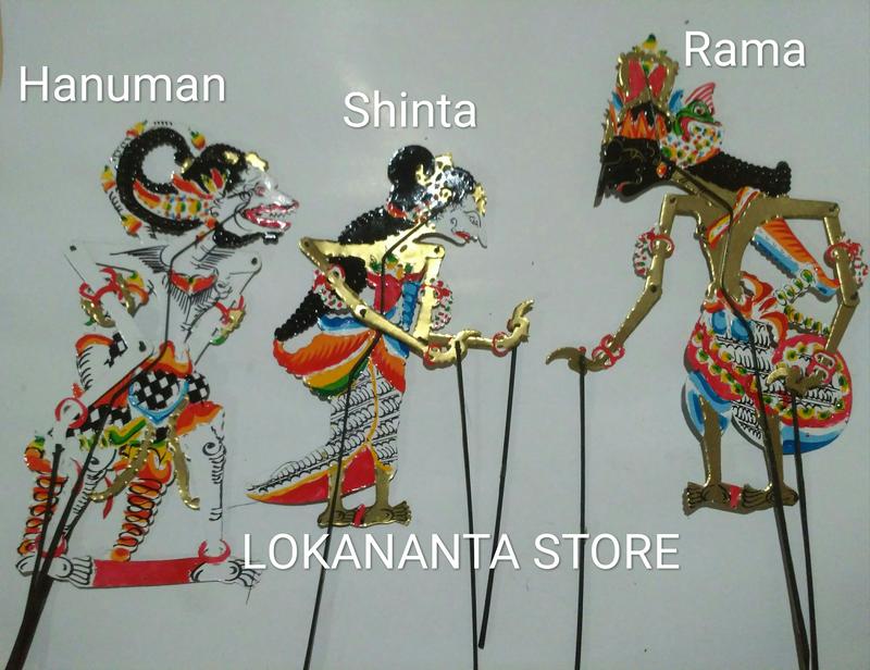 WAYANG KULIT KERTAS RAMA SINTA HANUMAN PAKET HEMAT - Shop | Tokopedia