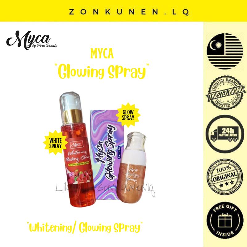 Myca Glowing Spray Makeup Setting Oil Control - TikTok Shop Malaysia
