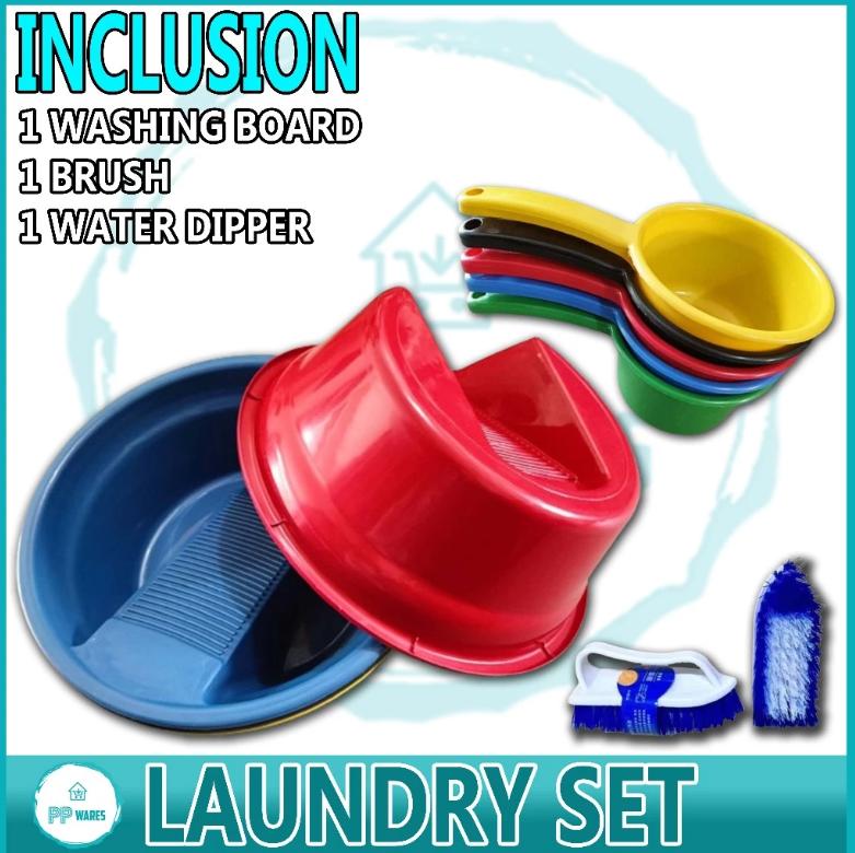Laundry Bundle Set Sale ,Basin with washing board, water dipper ...