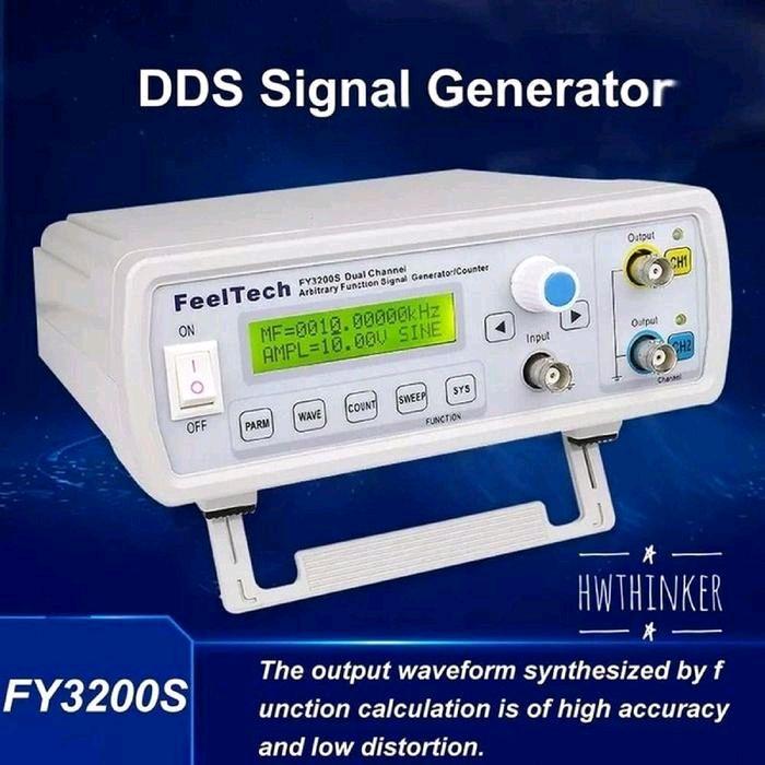 FeelTech FY3200S DDS Signal Generator Dual Channel Function Counter ...