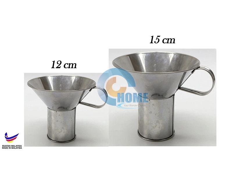 Stainless Steel Noodle Funnel /Corong Bungkus Mee 12cm/15cm/Corong ...