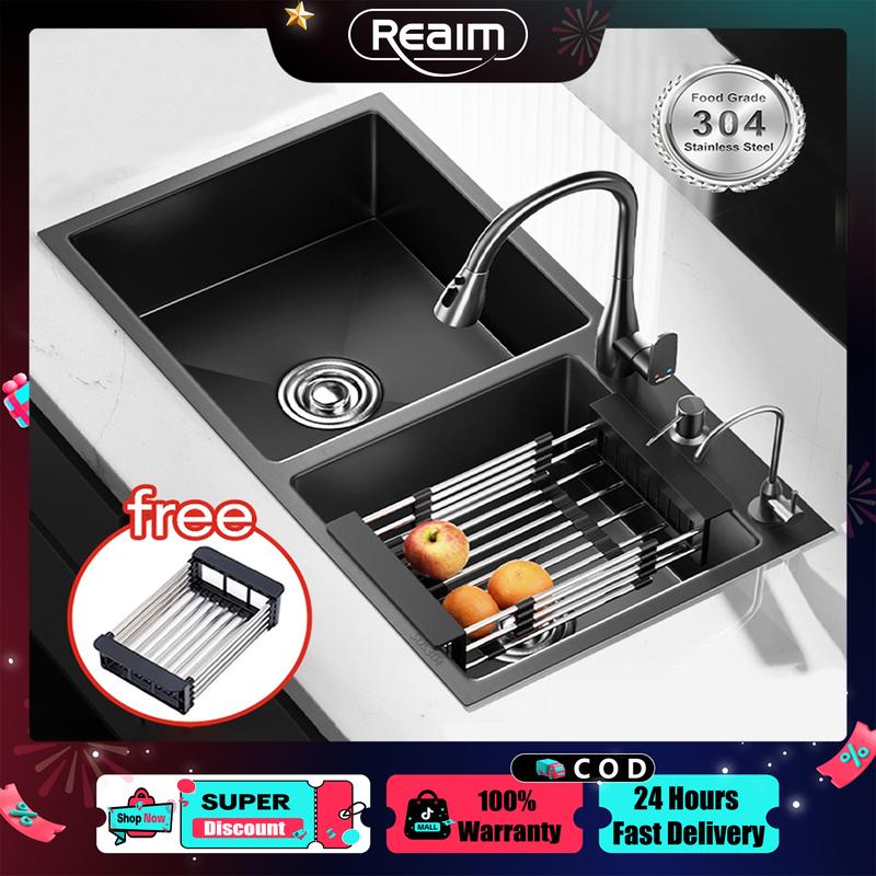 Upgrade Nano Sinki 304 Stainless Steel Handmade Single Bowl Kitchen ...