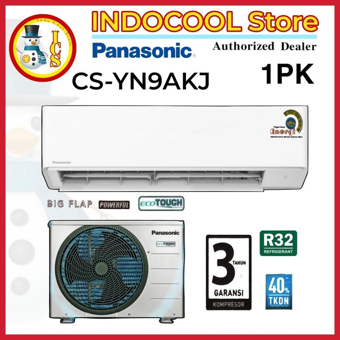 Promo Panasonic AC Split 1PK CS-YN9AKJ 9000 Btu/h R32 Intelligent Auto ...