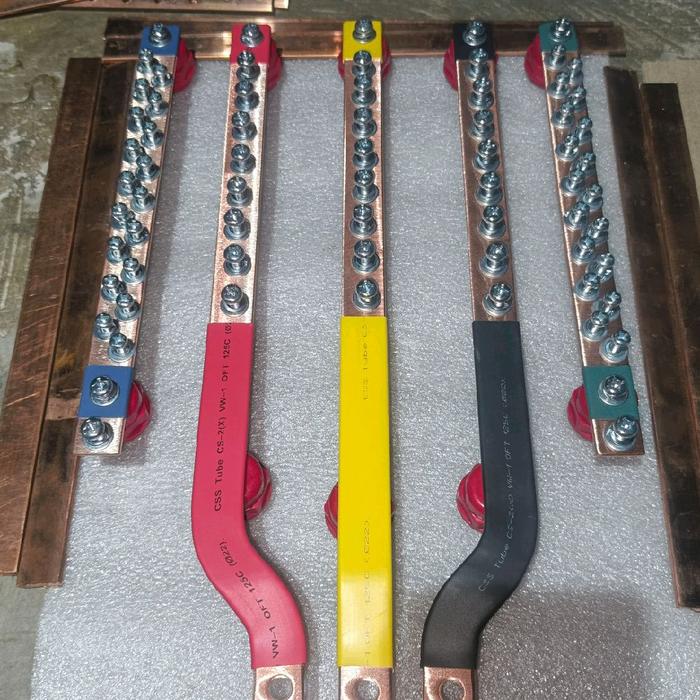 Jual BUSBAR 3×20 RSTN + GROUND PANJANG 35CM UNTUK MCCB 125A - Kab ...