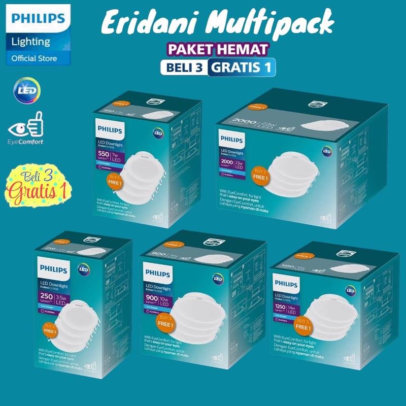 Lampu Downlight Led Phi ERIDANI PAKET Isi 4. Eridani Downlight Led ...