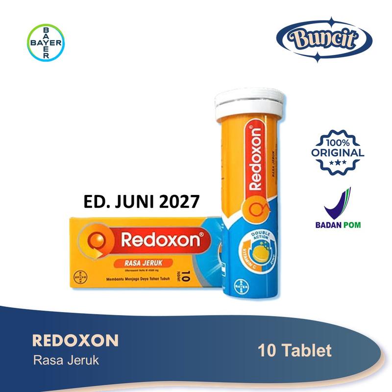 Redoxon Vitamin C + Zinc Rasa Jeruk Isi 10 Tablet / Vitamin C, - Shop ...