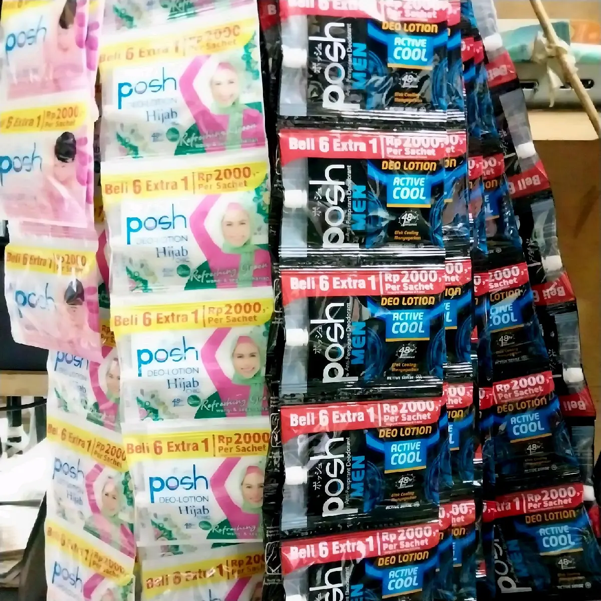 {Beli 12 bonus 2 Pcs} POSH DEOLOTION SACHET DEODORANT | POSH HIJAB CHIC ...