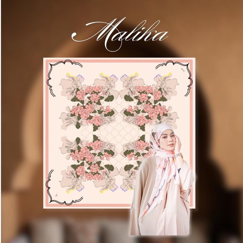 Malika Square Hijab in Korean Chiffon - TikTok Shop Singapore