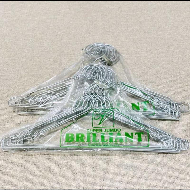 Gantungan baju stainless 12 pcs / Gastok baju / Hanger baju 12 pcs ...