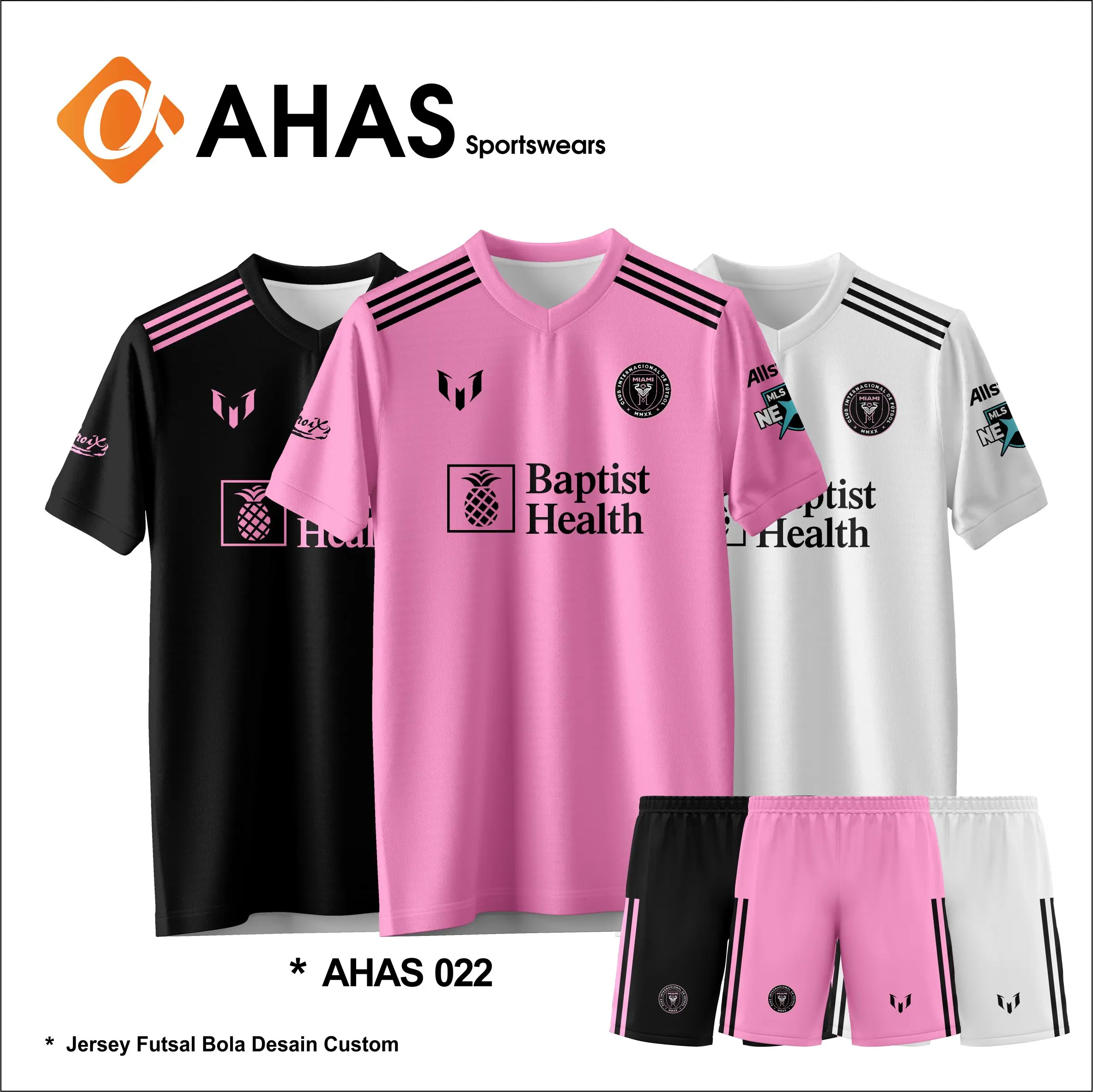 AHAS Jersey Inter Miami Akademi Roger JR 11 Terbaru 2026 Full Printing ...