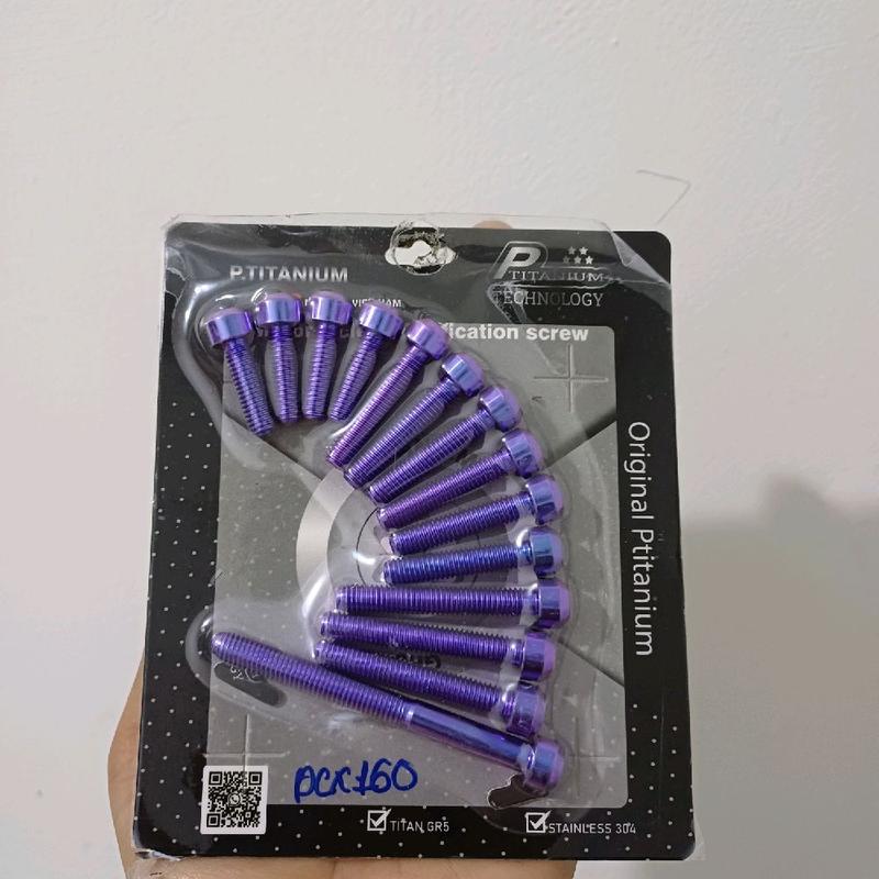 Baut Titanium Set CVT PCX 160 ADV 160 Vario 160 Stylo 160 Original ...