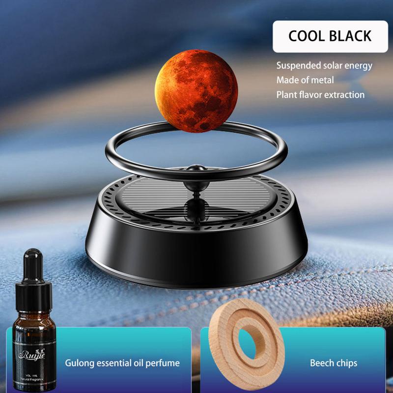 Solar Car Aromatherapy Vehicle Perfume Air Freshener Auto Diffuser ...