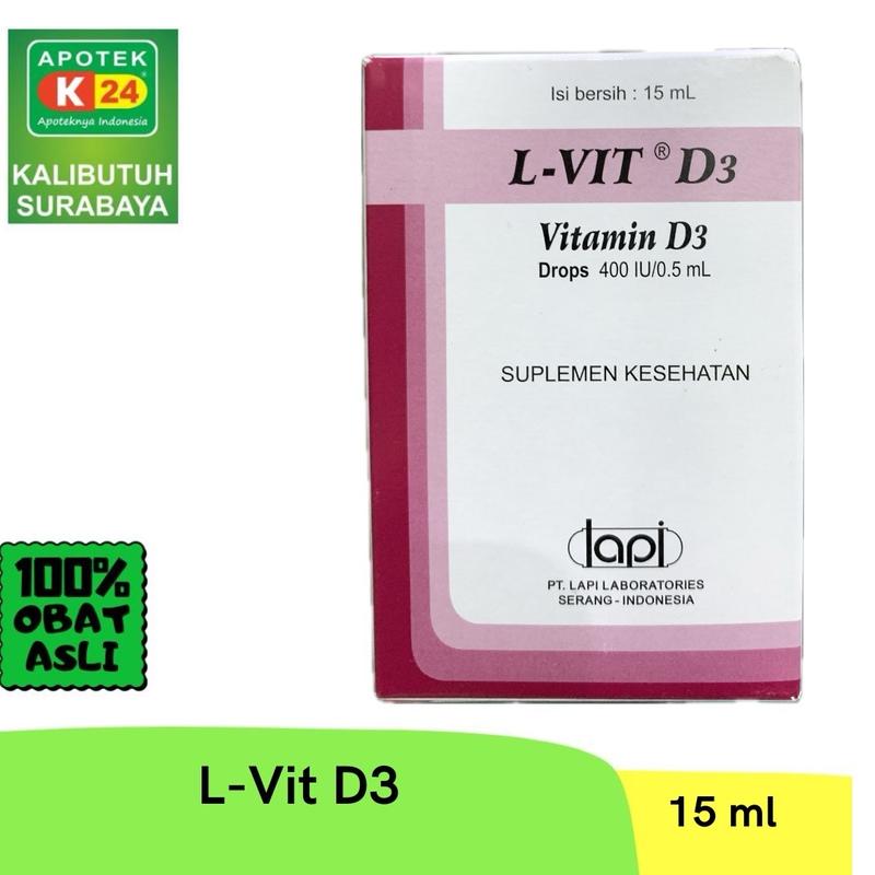 L vit D3 drop Suplemen makanan - Shop | Tokopedia