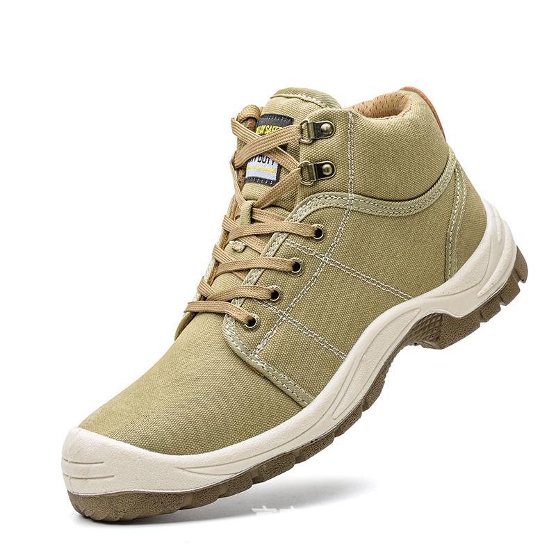 High-top Safety Shoes Anti-smashing Anti-puncture Protective - TikTok ...