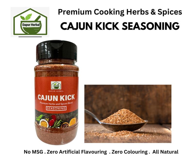 Dapur Herbal Halal Cajun Kick 70gm | 150gm | 250gm | Serbuk Perisa ...