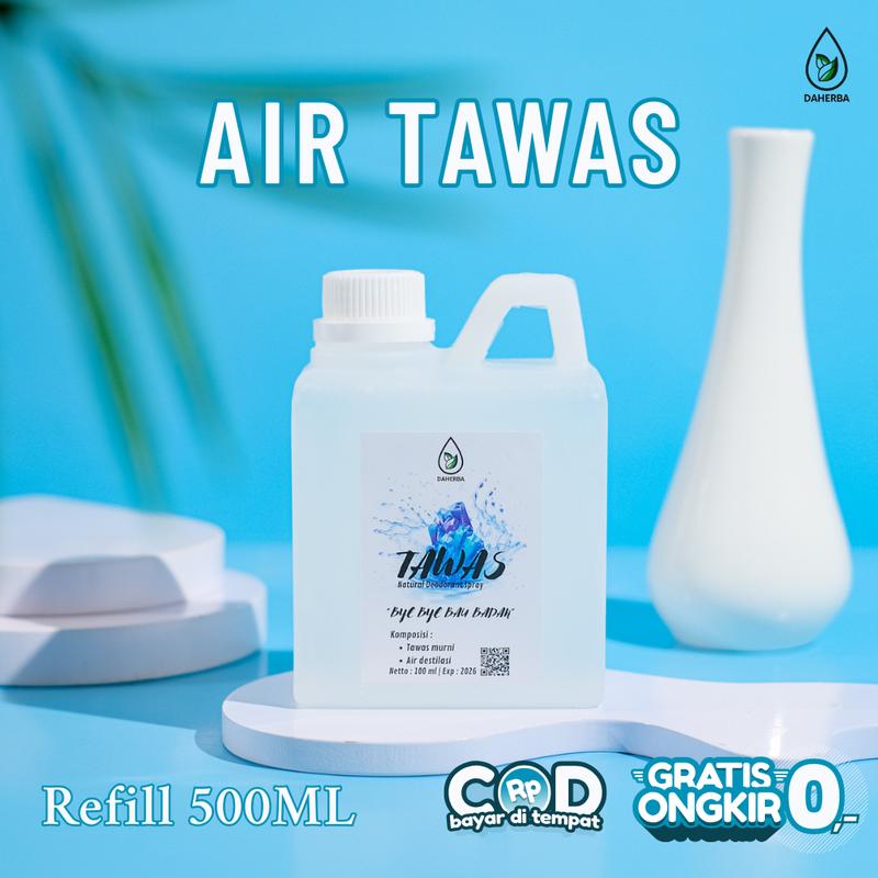 DAHERBA REFILL ISI ULANG 500 ML AIR TAWAS deodorant spray - Shop ...