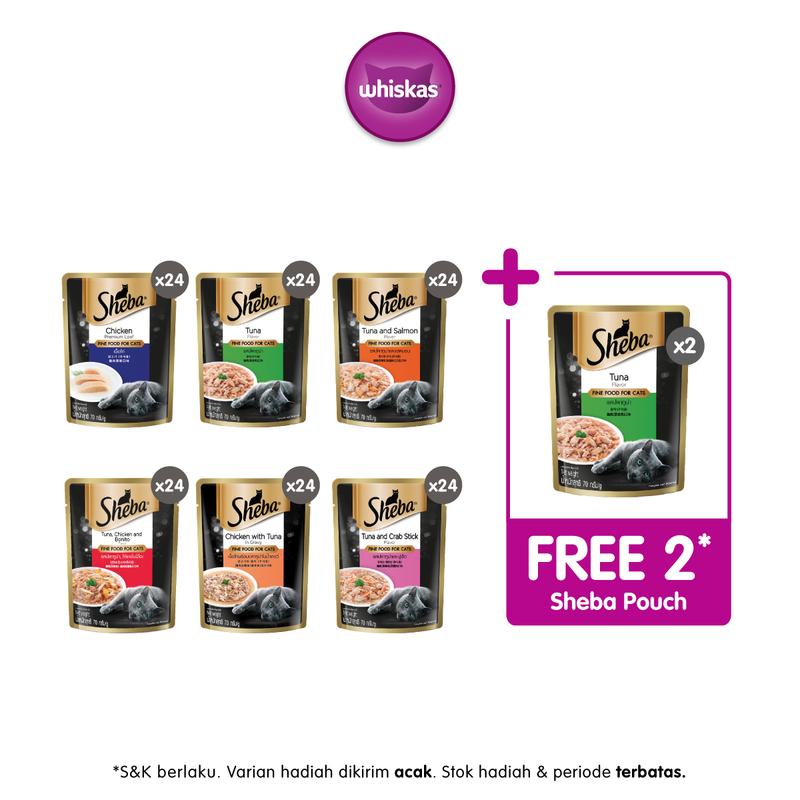 SHEBA POUCH BELI LANGSUNG 1 DUS | Sheba Pouch isi 24 Wet Food - Shop ...