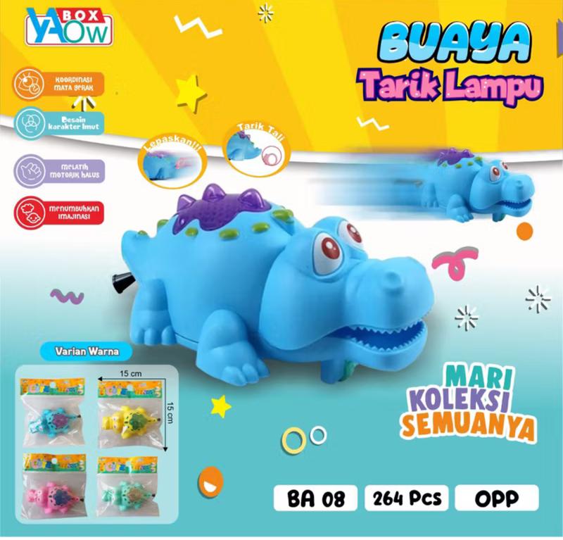 Mainan Anak Buaya Tarik Lampu / Buaya Tarik - Shop | Tokopedia