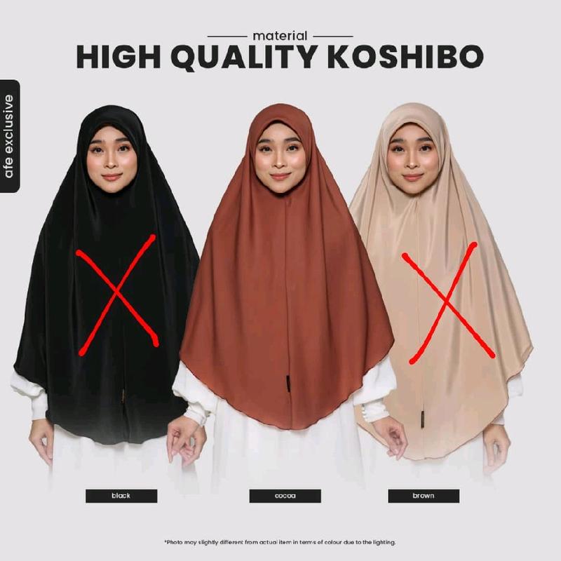 Tudung Labuh Koshibo Naurah Hijab - TikTok Shop Malaysia